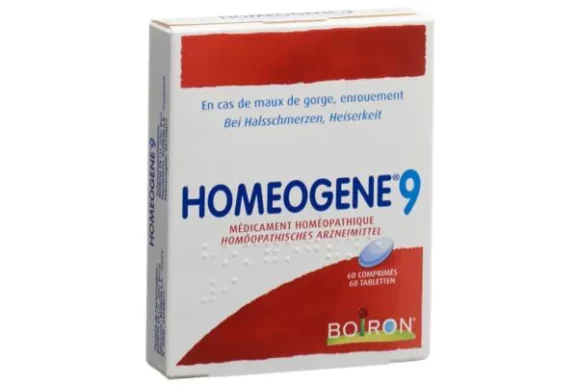 BOIRON, Homéogène 9®, 60 comprimés – Droguerie Garrone | La santé par ...