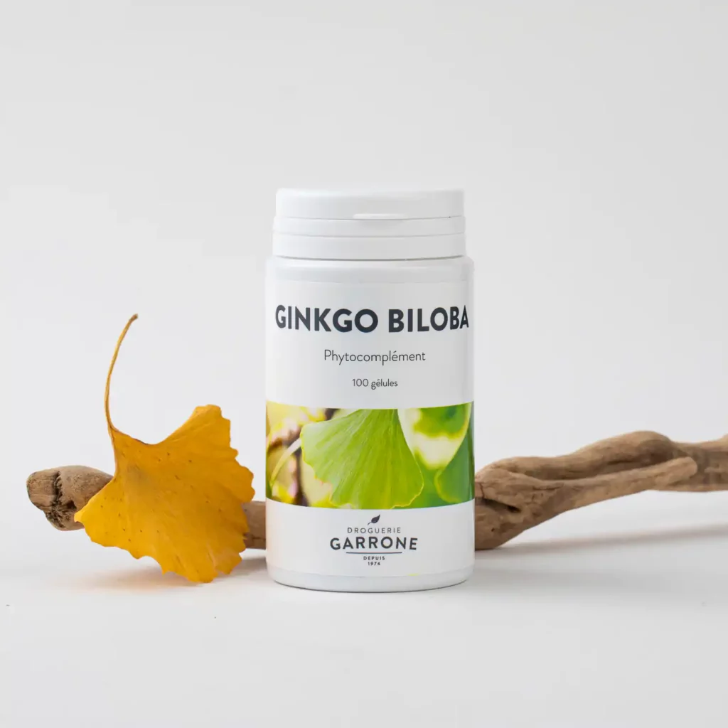 Ginkgo biloba, 100 gélules – Droguerie Garrone | La santé par les plantes