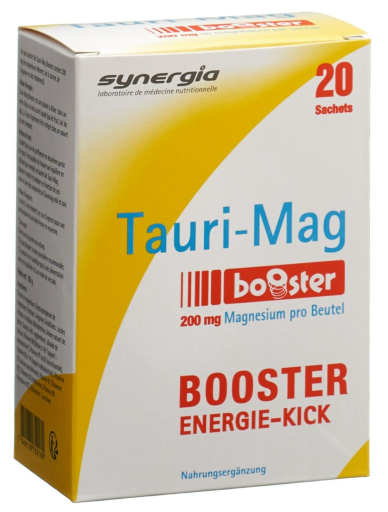 TAURI-MAG BOOSTER Energy Synergia, 20 sachets – Droguerie Garrone | La ...